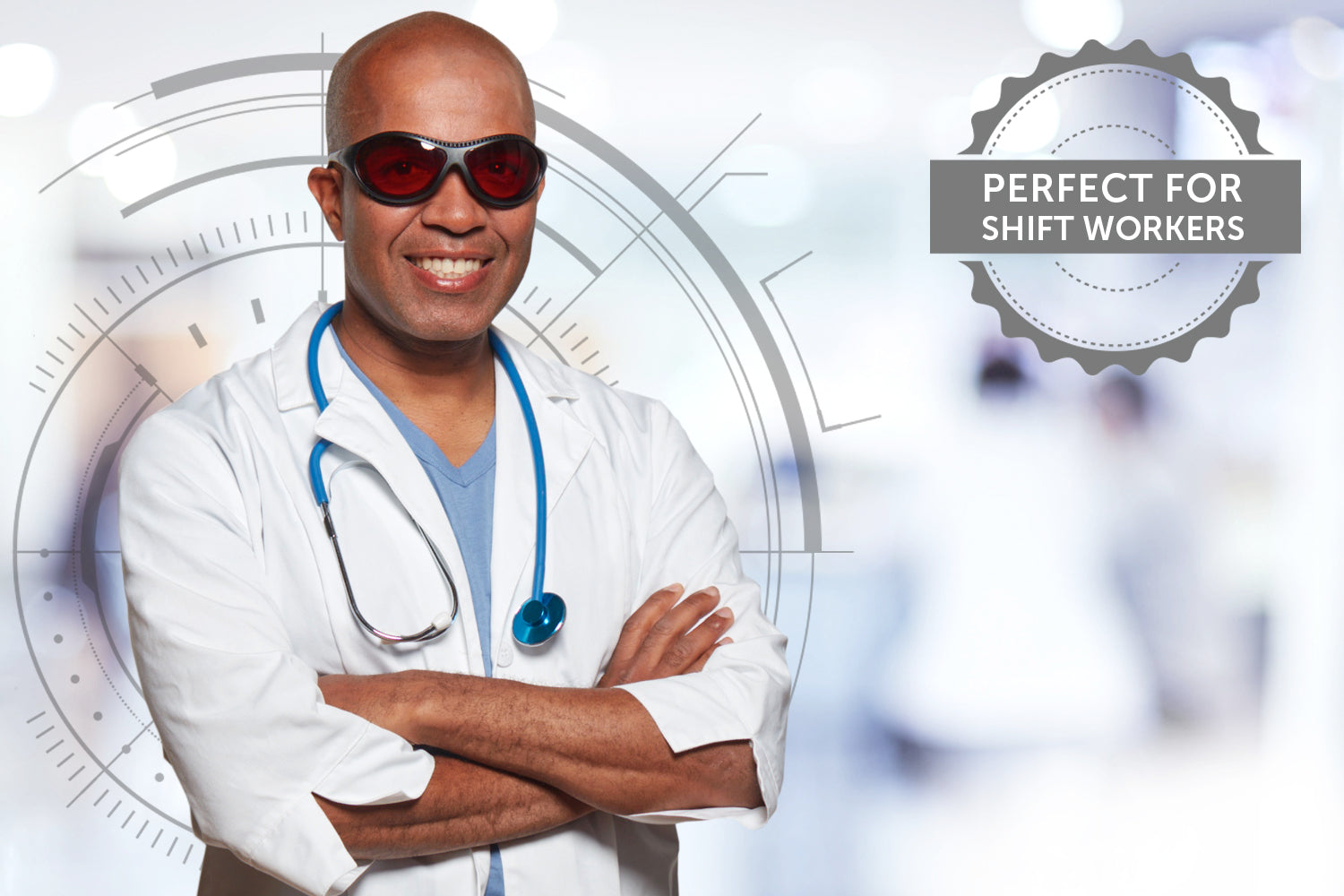 Red Full Frame Sleep Savior Blue Light Glasses | Unisex | SafetyBlue™