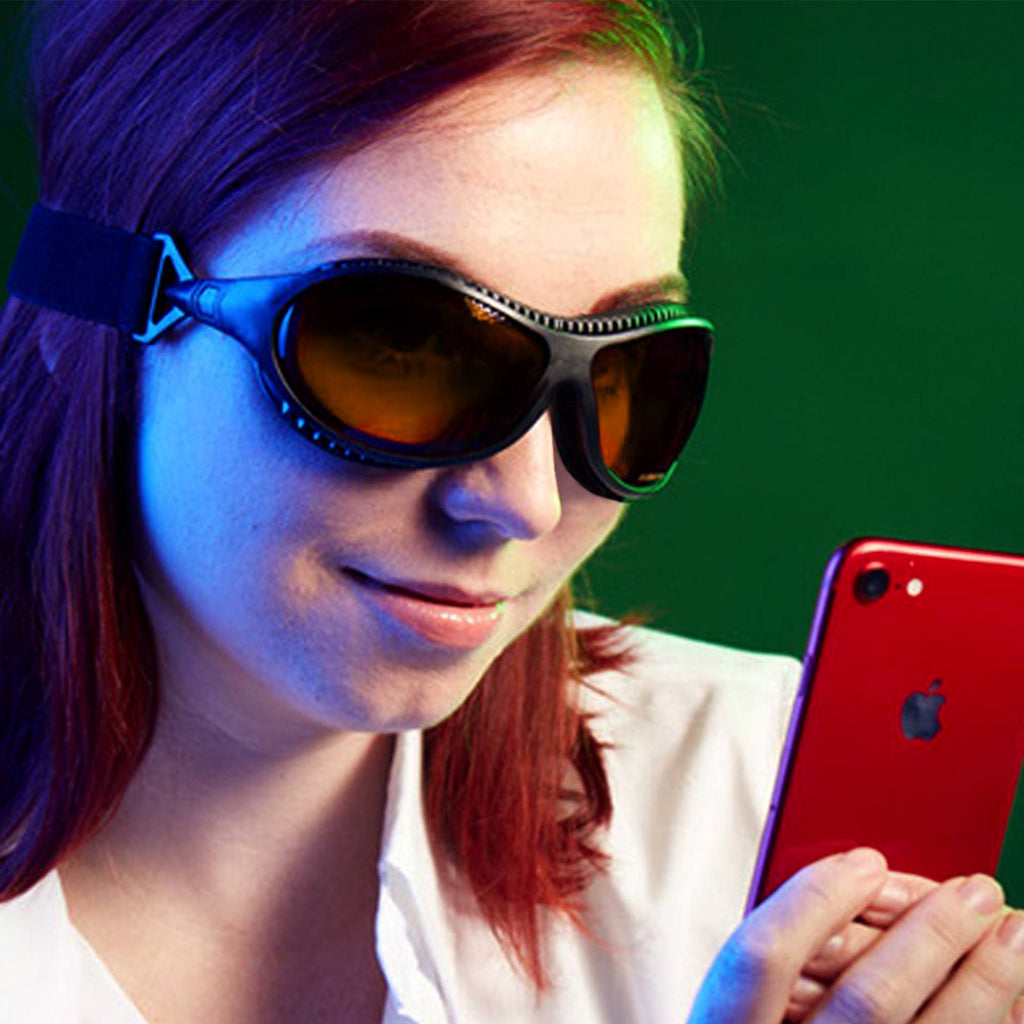 Sleep Savior® Ultra with Head Strap - Amber